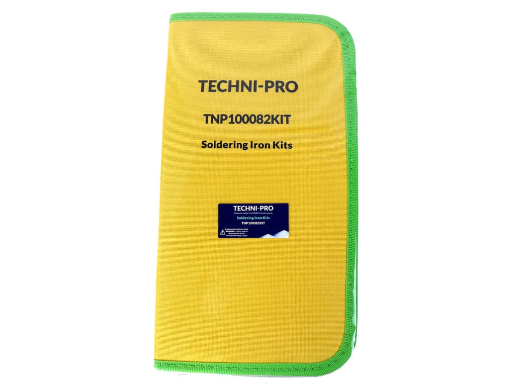 Techni-Pro TNP100082KIT - Soldering Iron Kit, US Plug, 110V, 17pcs ...