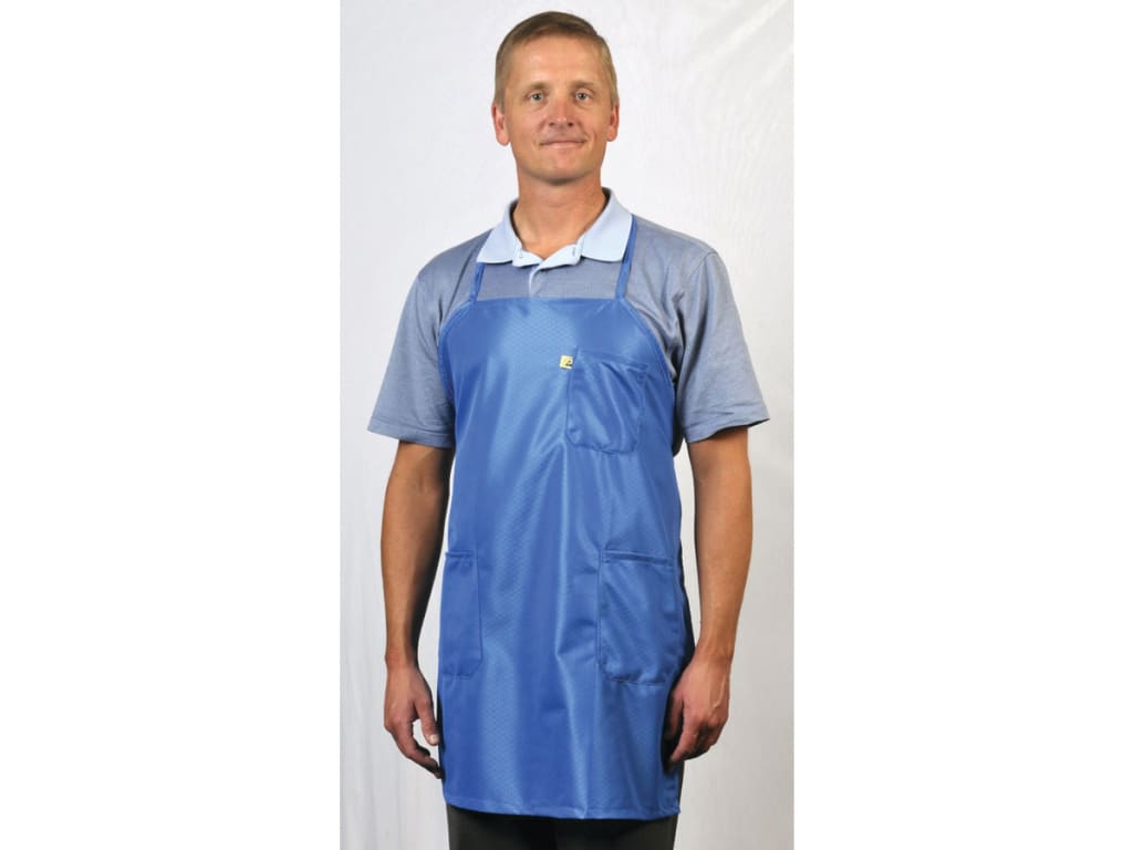 Tech Wear BEA-43 - Static Shielding BBQ-Style Apron, ECX-500 Fabric, 3 ...