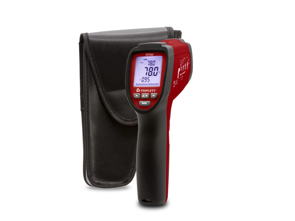 Triplett IRT500 - 20:1 IR Thermometer with High Temp, Alarms, and Type ...