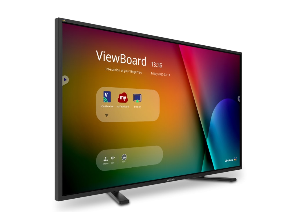 ViewSonic IFP4320-E1 - 43” ViewBoard Interactive Flat Panel Bundle w ...
