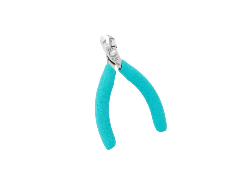 Weller 504E - Tip Cutter, Angled, Wide, Tapered Head, 4.3" Long, Flush ...