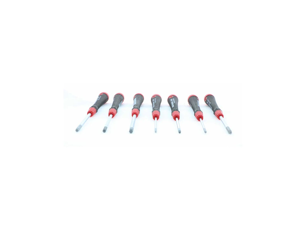 Wiha 26493 - 7 Piece PicoFinish Precision Ball End Hex Screwdriver Set ...