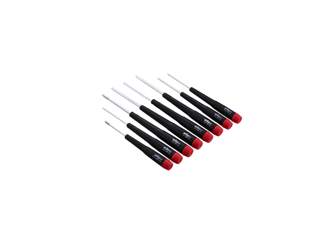 Wiha 26499 - 8 Piece Precision Ball End Hex Imperial Screwdriver Set ...