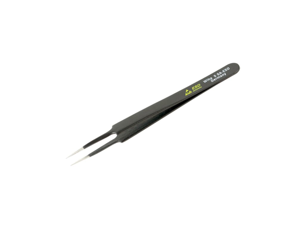 Wiha 44509 - ESD Safe Tweezers 5 SA - 110mm | TEquipment