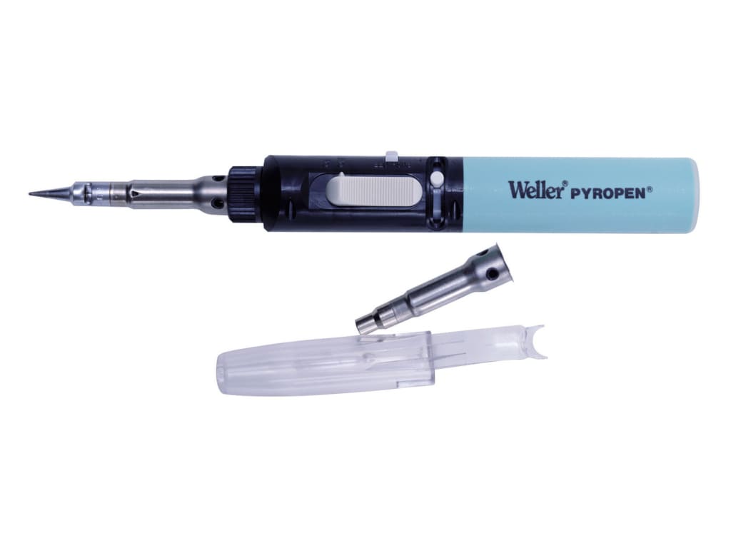 Weller WSTA6 Pyropen Jr Self-igniting Cordless Butane Soldering Iron ...