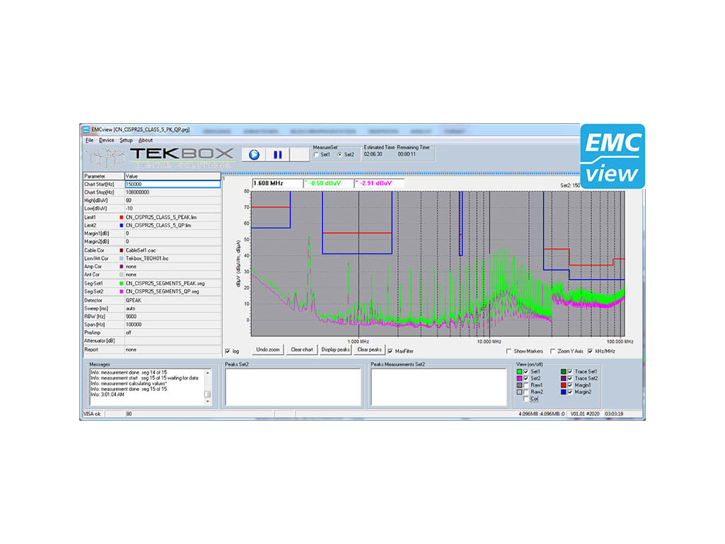 TekBox EMCviewPro - EMC Pre-Compliance Software, Pro Edition | TEquipment