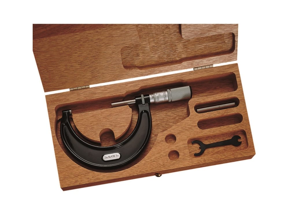 Starrett 922 - Wood Case for 3” (75mm) Micrometers | TEquipment