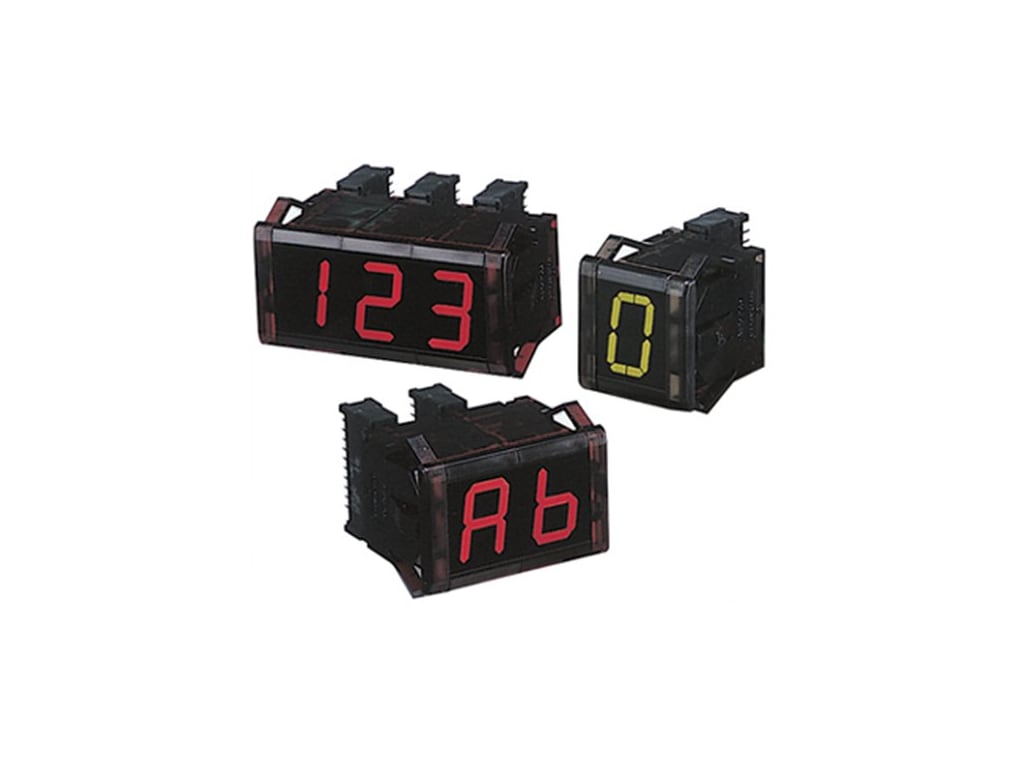 Autonics D1SC-N Display, W31.9xH56.9mm LED, Red, 7-Segment, Serial and ...