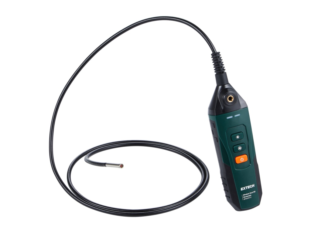 Extech BR450W-D - Wireless 1280x720 Dual HD Videoscope with ExView App ...