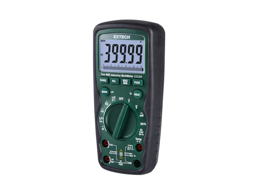 Extech EX530A - High Precision True RMS Multimeter with CAT IV-600V ...