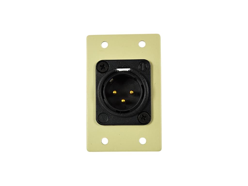 FSR IPS-A612D-IVO Audio Connector Insert - 3-Pin Male XLR (Neutrik) to ...