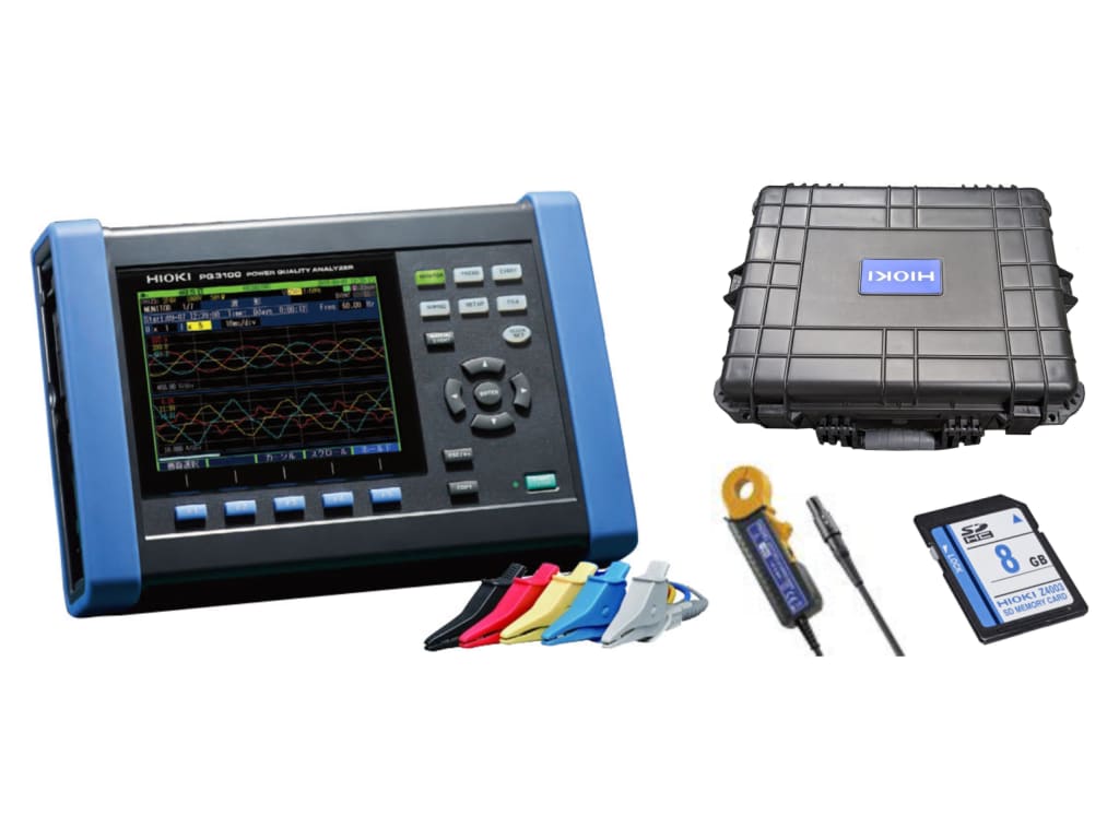 Hioki PQ3100-03/100 KIT - Power Quality Analyzer Kit (3 x CT7131, Z4003 ...