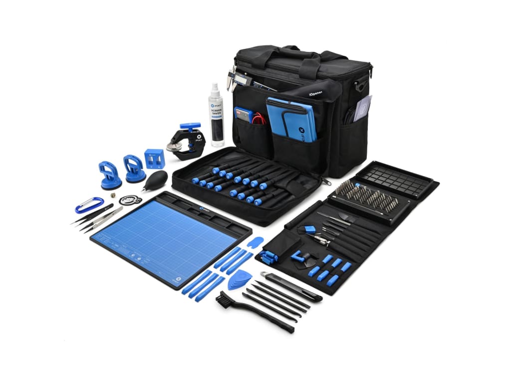 iFixit IF145-278-18 - Tech Repair Toolkit, Includes Anti-Clamp, FixMat ...