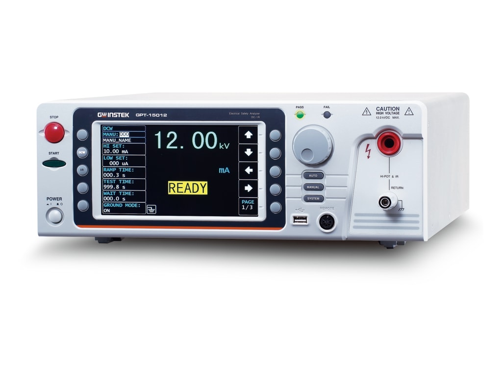 Instek GPT-15012 - Safety Analyzer (DC 12kV/IR 5kV) | TEquipment