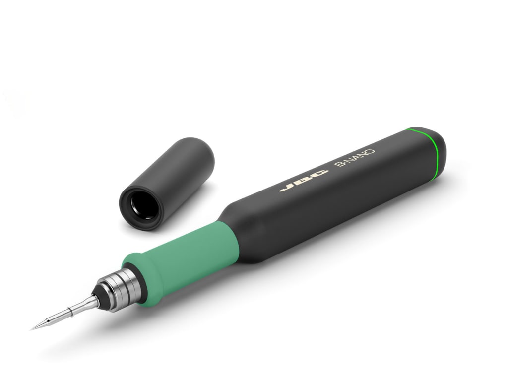 JBC B-IRON DUAL NANO - Battery Powered Nano Soldering Station with Two ...