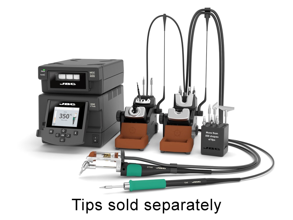 JBC DDSD-2QA - Two Channel Rework System with T245 and DT530 (Shop Air ...
