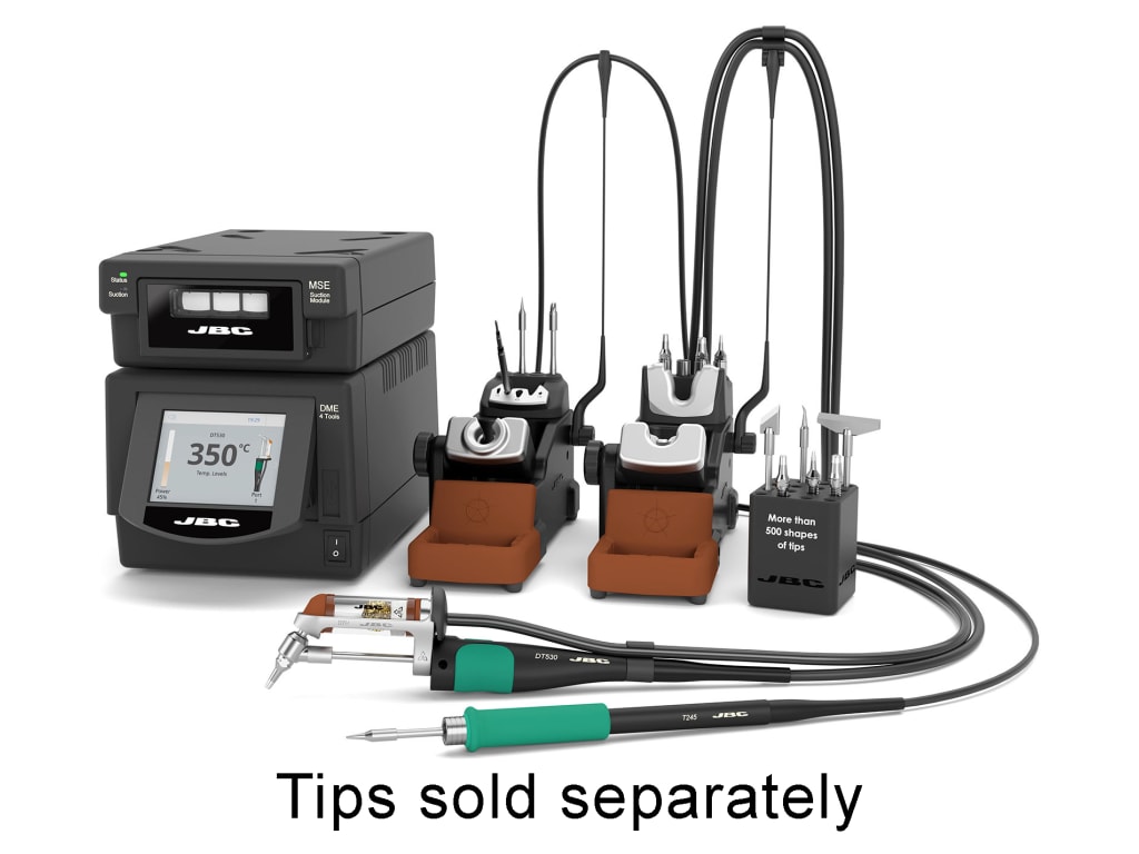 JBC DMSD-1QA - Four Channel Rework System with T245 and DT530 (Shop Air Not Required) | TEquipment