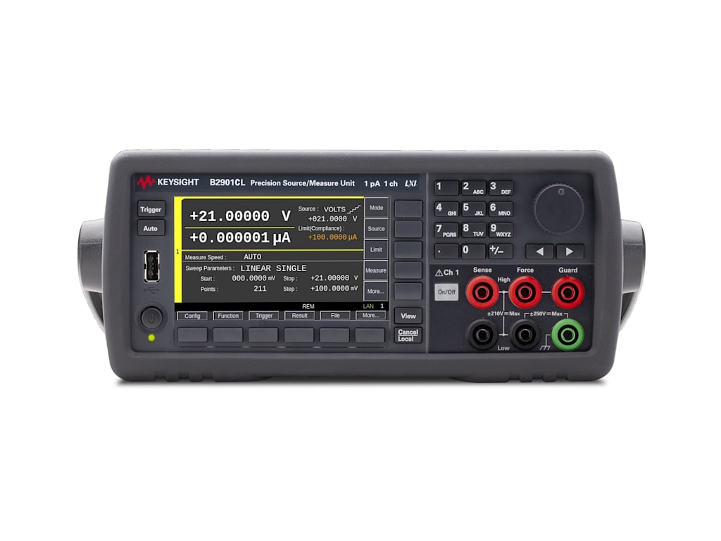 Keysight B2901CL - Precision Source/Measure Unit (1 Channel, 1pA ...
