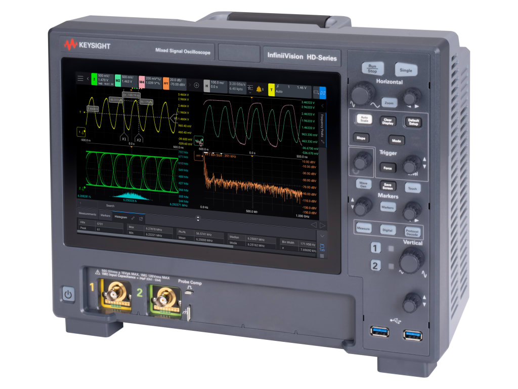 Keysight HD302MSO - InfiniiVision HD3-Series Mixed Signal Oscilloscope (2 Channels/200 MHz/20 ...
