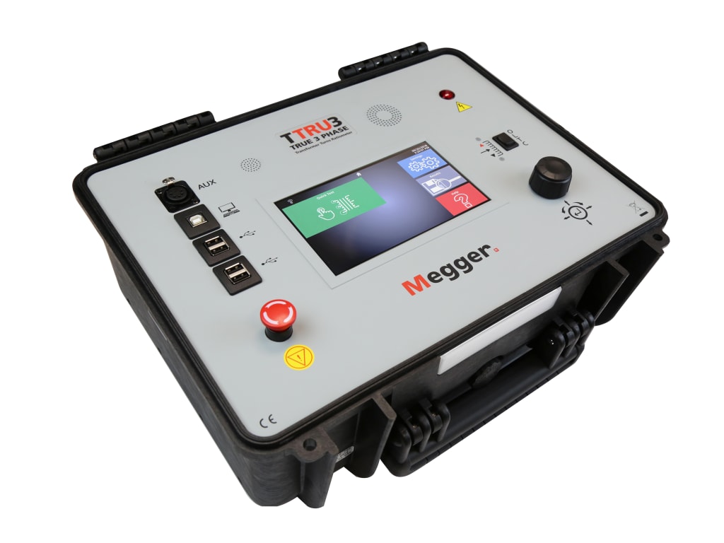 Megger TTRU3-Basic - 3 Phase Transformer Turns Ratiometer | TEquipment