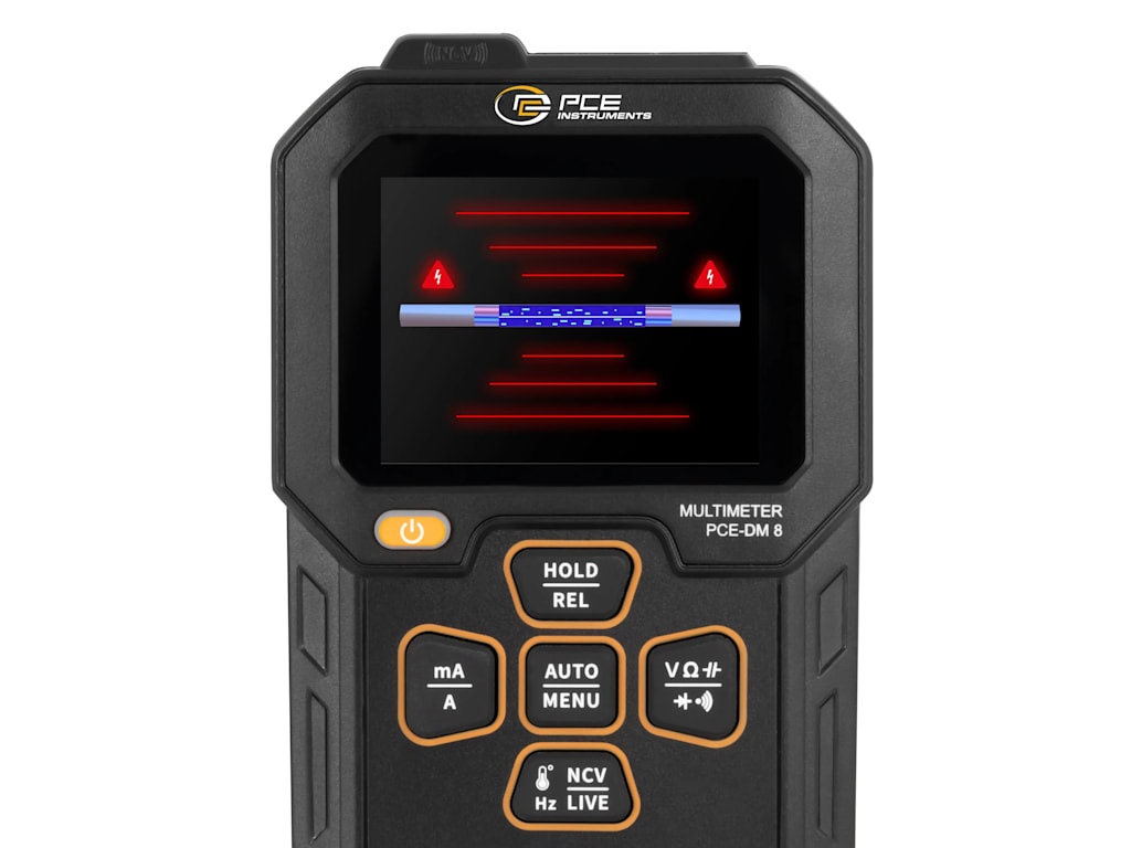 PCE PCE-DM 8 - Digital Multimeter (Non-Contact Voltage Detection ...