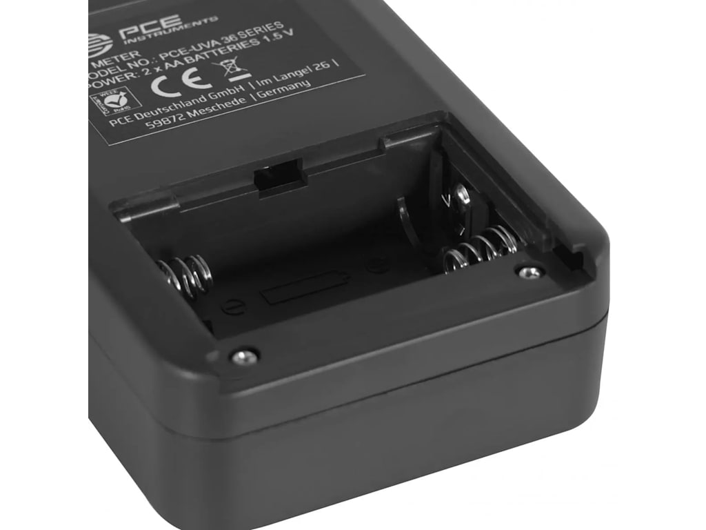 PCE PCE-UVA 36ES - UV Meter (External Sensor / Hold Function / Battery ...