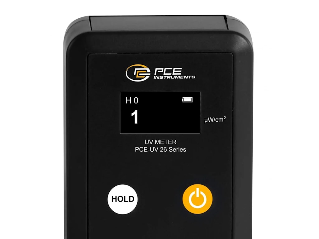 PCE PCE-UVA 36IS - UV Meter (Internal Sensor / Hold function / Battery ...