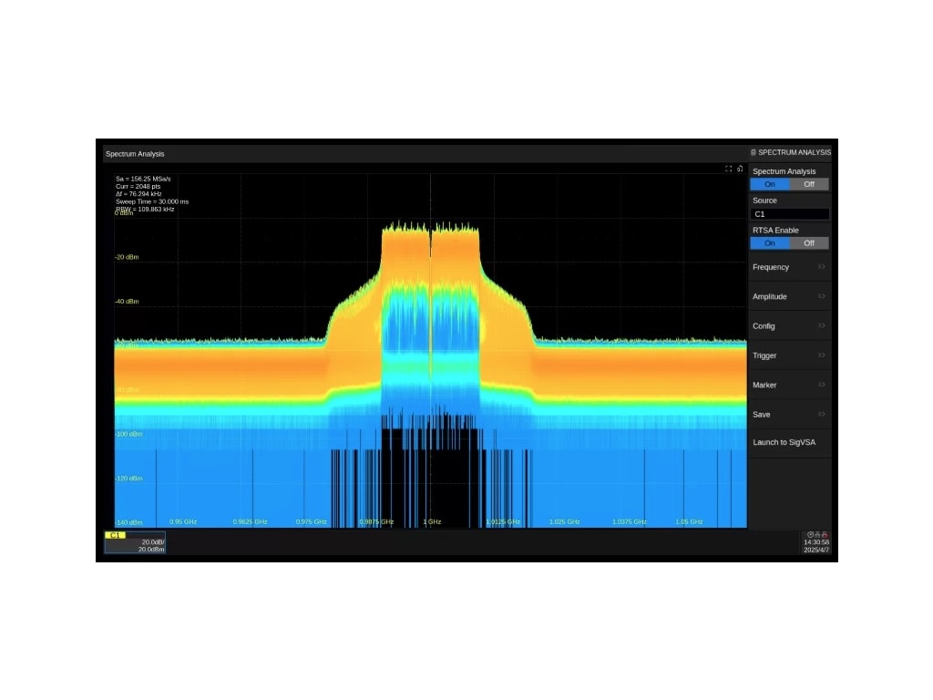 Siglent SDS7000A-RFA - RTSA / DDC / Signal Analysis (software) / A ...