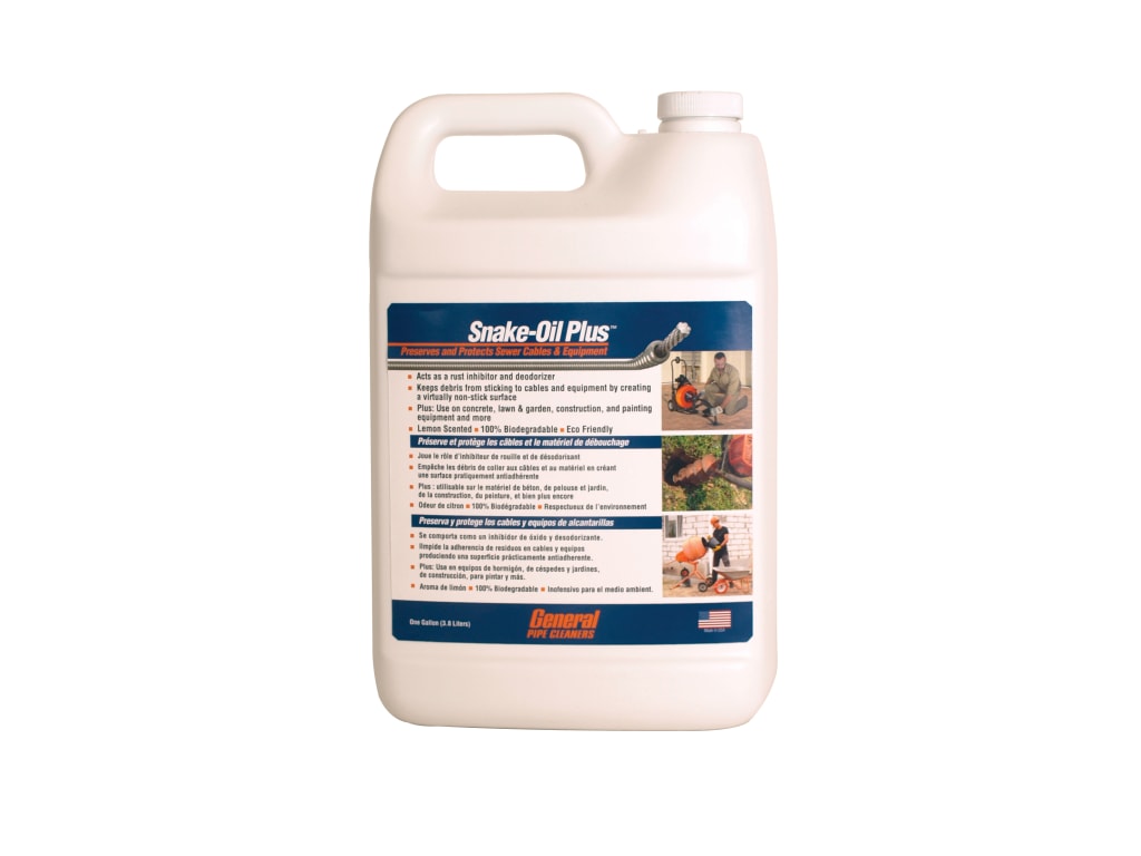 General Pipe Cleaners SOGS - Snake Oil Plus with Sprayer (1 Gallon ...