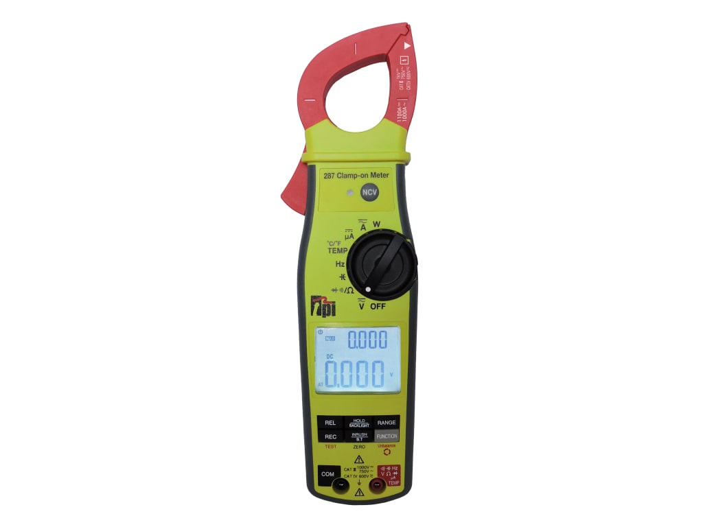 TPI 287 - True RMS Digital Clamp Meter with Bluetooth for TPI View App ...