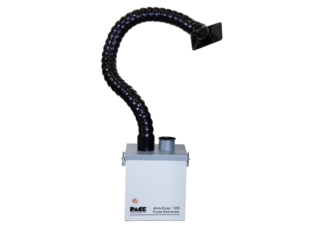 PACE 8888-0305-P1 - Arm-Evac 105 Fume Extractor, with 4' ESD Safe Flex ...