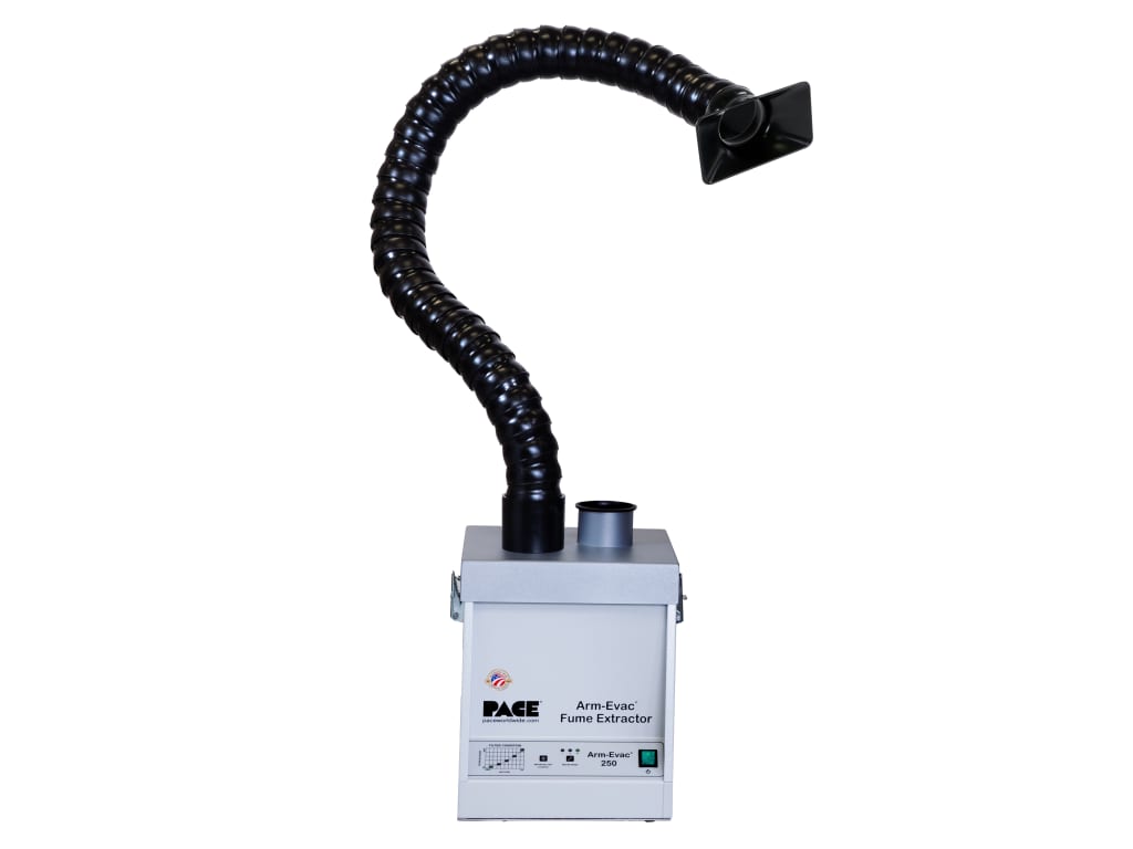 PACE Arm-Evac 250 - Microprocessor Controlled Fume Extractor with 4 ESD ...