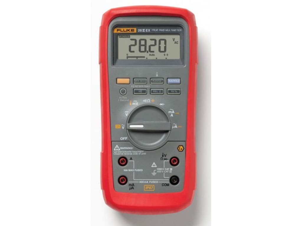 Fluke 28IIEX/ETL Digital Multimeter Intrinsically Safe True-rms ...