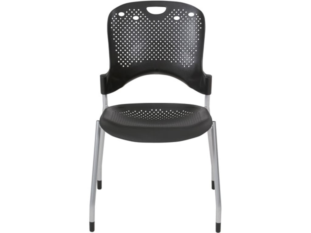 MooreCo balt 34554 Circulation Stacking Chair, Sets of Four - Black ...