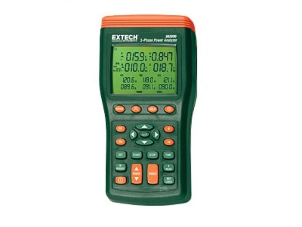 Extech 382090 1000A Power Analyzer/Datalogger 3-Phase (60 Hz) | TEquipment