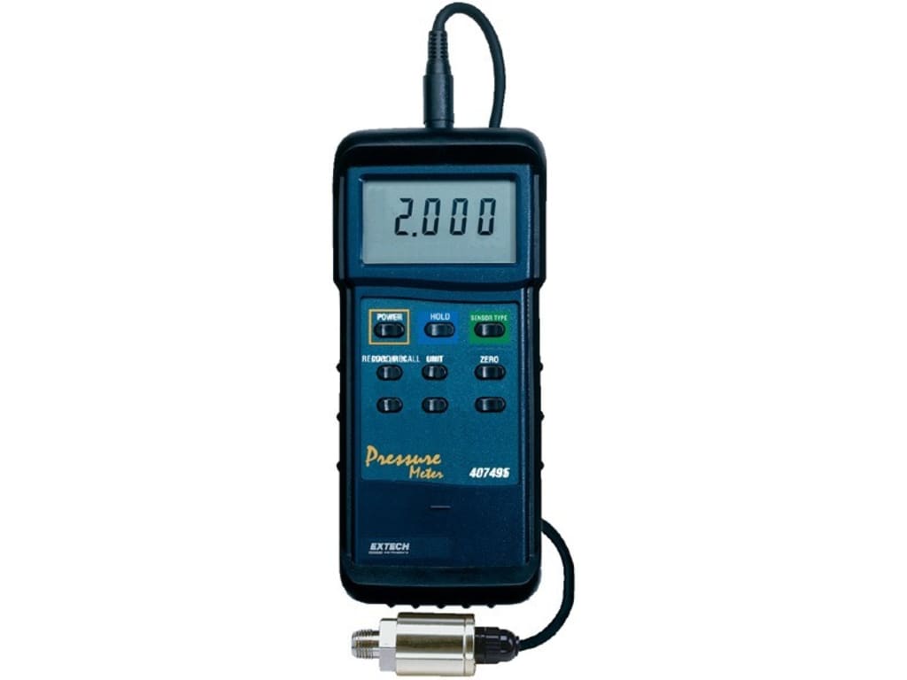 Extech 407495 Heavy Duty Pressure Meter Extech 407495 | TEquipment