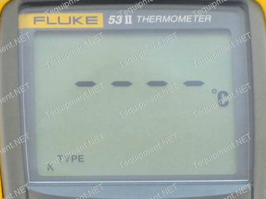 Fluke 53-2 B 60HZ Single Input Thermometer with USB Recording Fluke 532B60HZ 53 2 B 60HZ 53-2-B ...