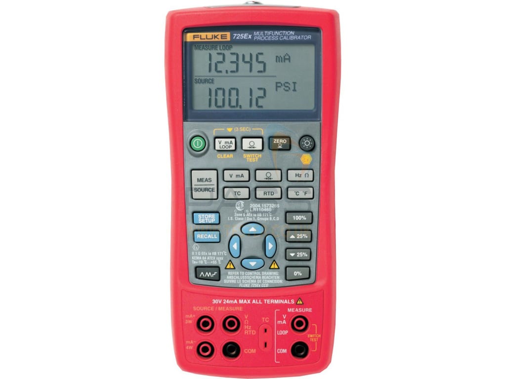 Fluke 725/P27EX Process Calibrator Intrinsically Safe Multi-function ...