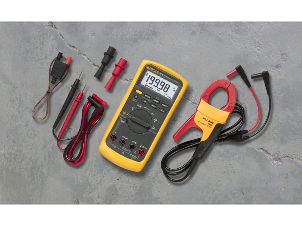 Fluke 87V/IMSK Digital Multimeter with Fluke i400 Current Clamp ...