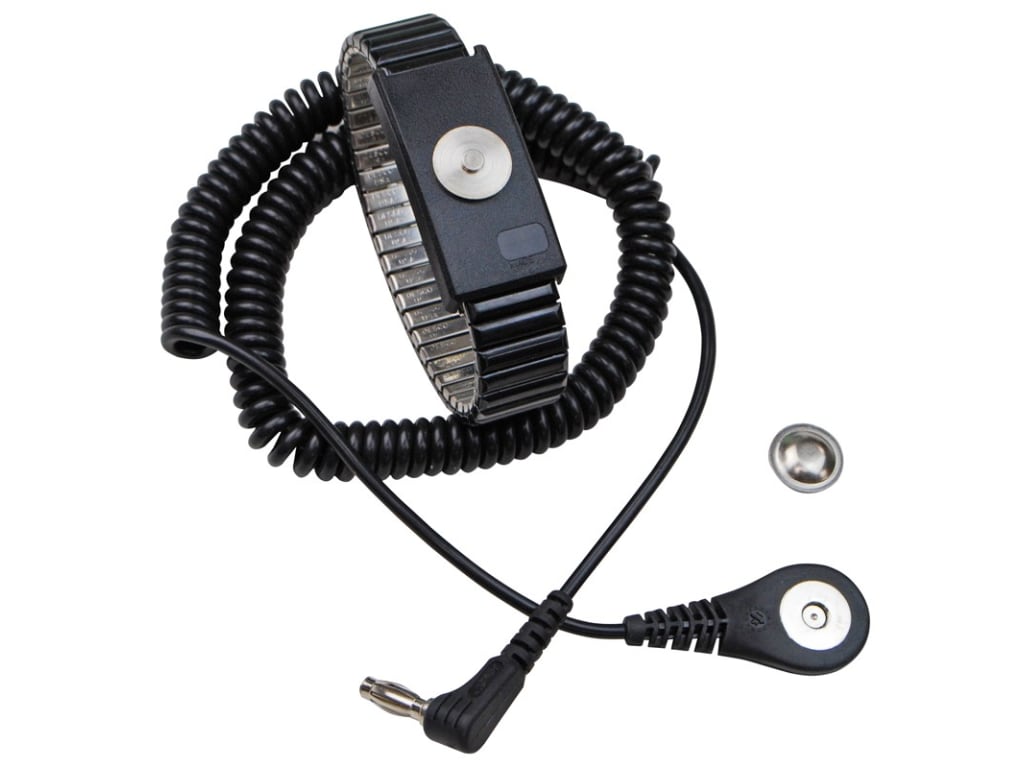 Desco Jewel Metal Wrist Strap with MagSnap and Cord (Single Wire ... Desco Jewel Metal Wrist Strap with MagSnap and Cord (Single Wire ...