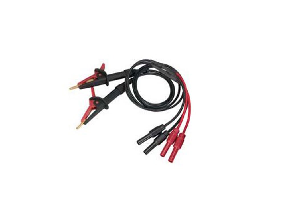 Extech 380565 Test Leads with Kelvin Clips For Milliohm Meter Model ...