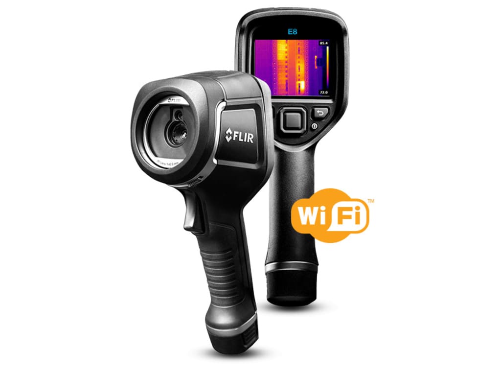 FLIR E8xt IR Camera w/MSX and WiFi, 320 x 240 Resolution, 9Hz | TEquipment