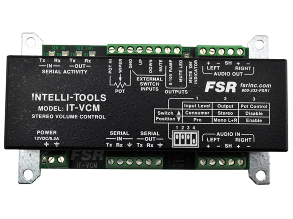 FSR IT-VCM Line Level Volume Control Module with Serial Loop Through ...