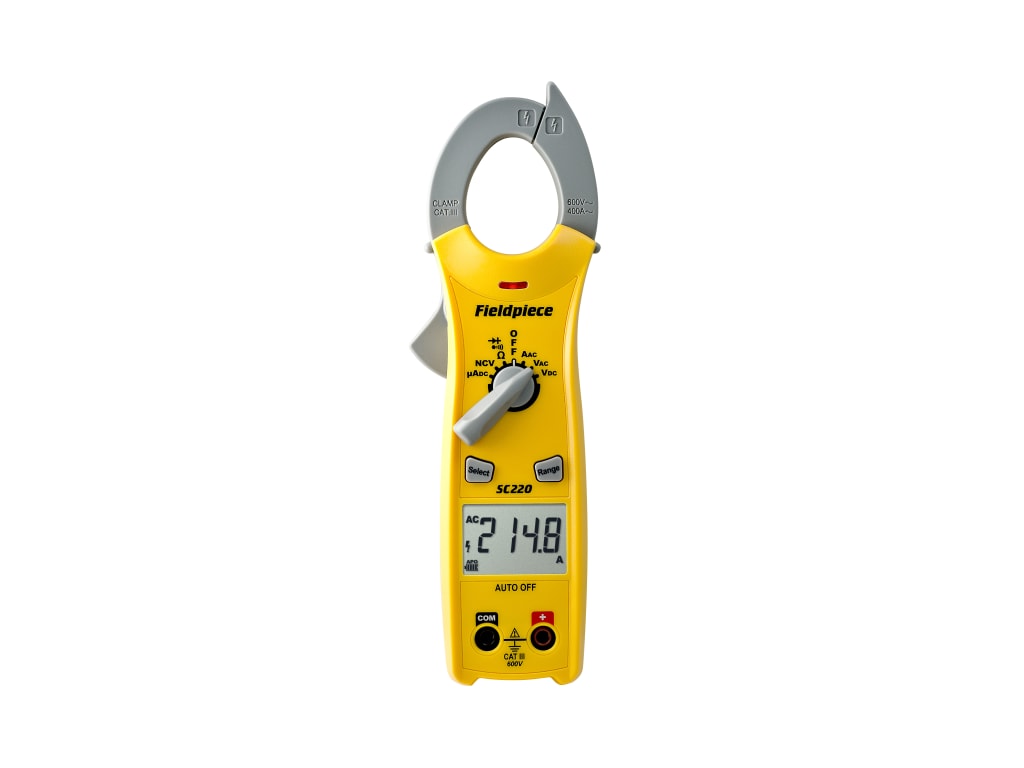 Fieldpiece SC220 Compact Clamp Meter with DC MicroAmps | TEquipment