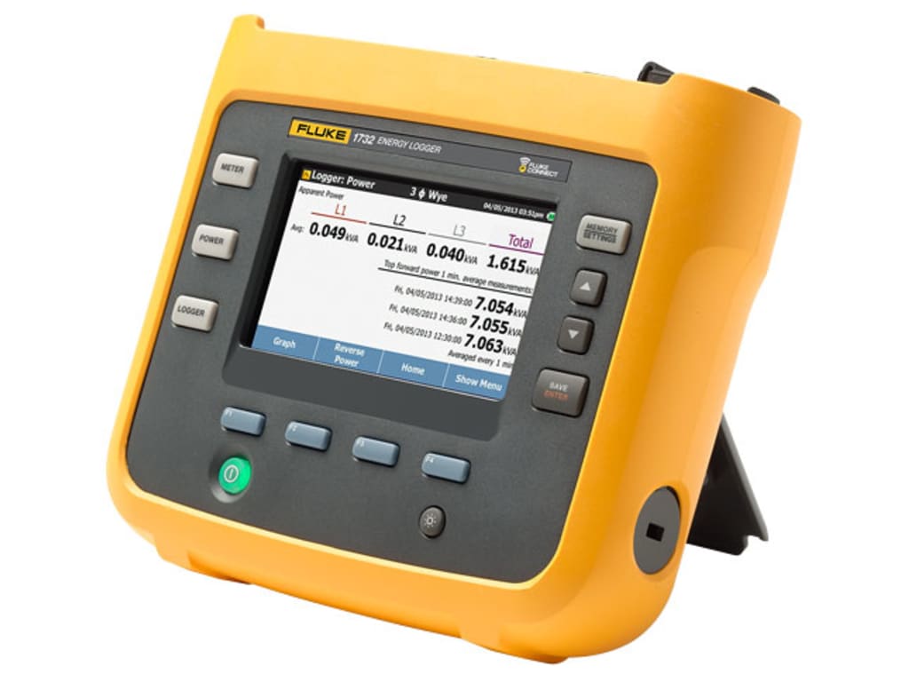 Fluke 1732/EUS Three-Phase Electrical Energy Logger (EU/US Version ...