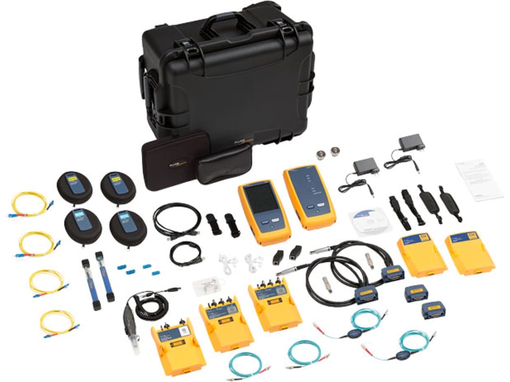 Fluke Networks DSX-8000QOI-W/GLD DSX-8000 with Quad OLTS, Quad OTDR and ...