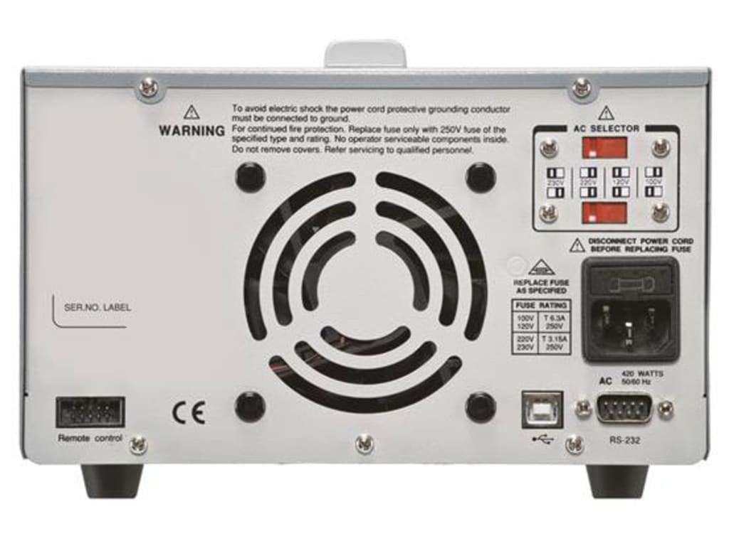 Instek GPP-4323 - 212W Four-Channel Programmable DC Power Supply ...