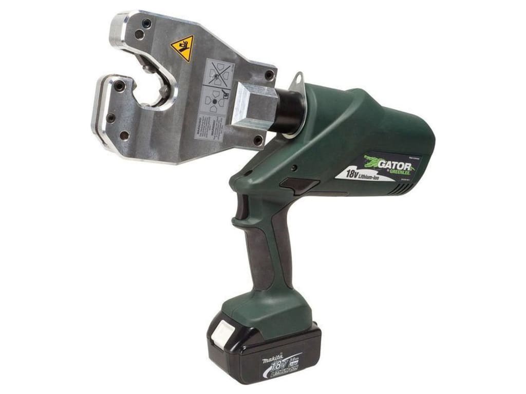 Greenlee EK06ATL11 - Quad-Point Battery-Powered Crimping Tool, Open ...