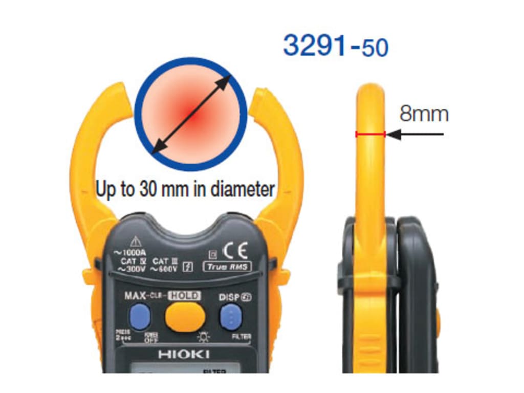 Hioki 3291-50 AAC Flip Clamp TRMS | TEquipment