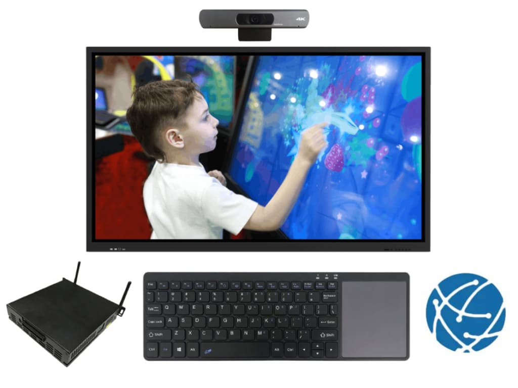 InFocus INF9800-i3-KIT - 98" JTouch 00 Interactive Screen w/i3 OPS Module Bundle | Touchboards